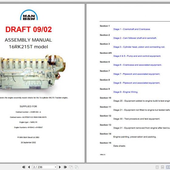 MAN B&W Diesel Engine 6S60MC-C Tanker LCC Training Manual_2016