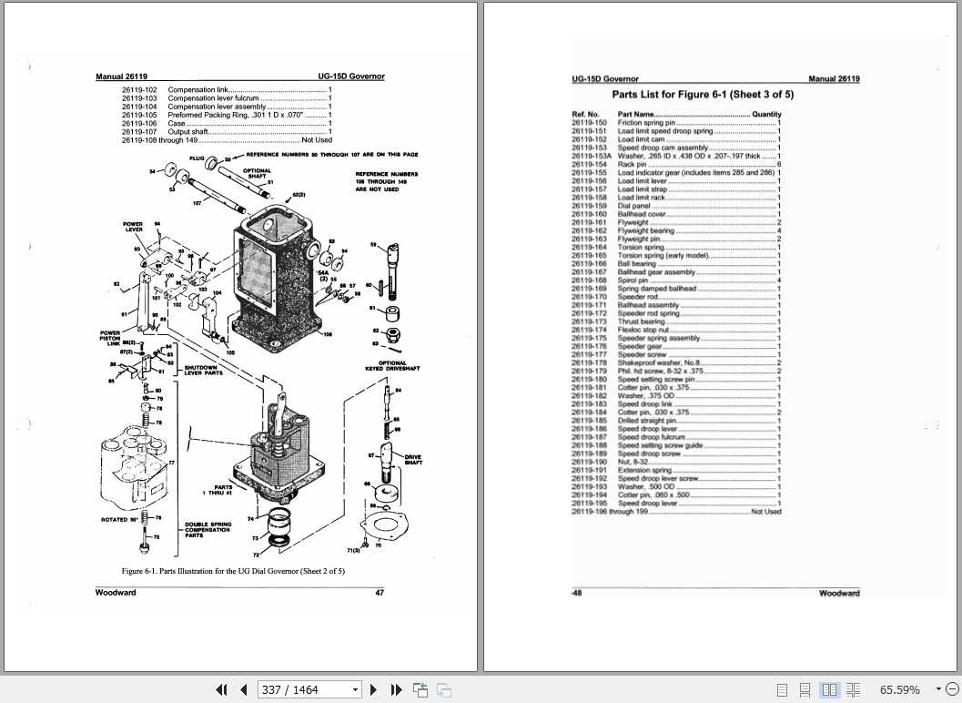 MAN B&W Diesel Engine L27 L38 Instruction Book