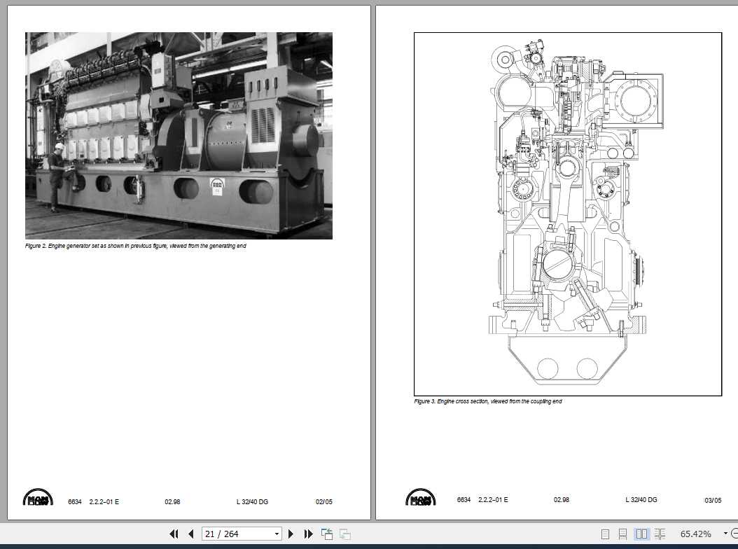 MAN B&W Diesel Engine L32 L40 DF Operating Instruction