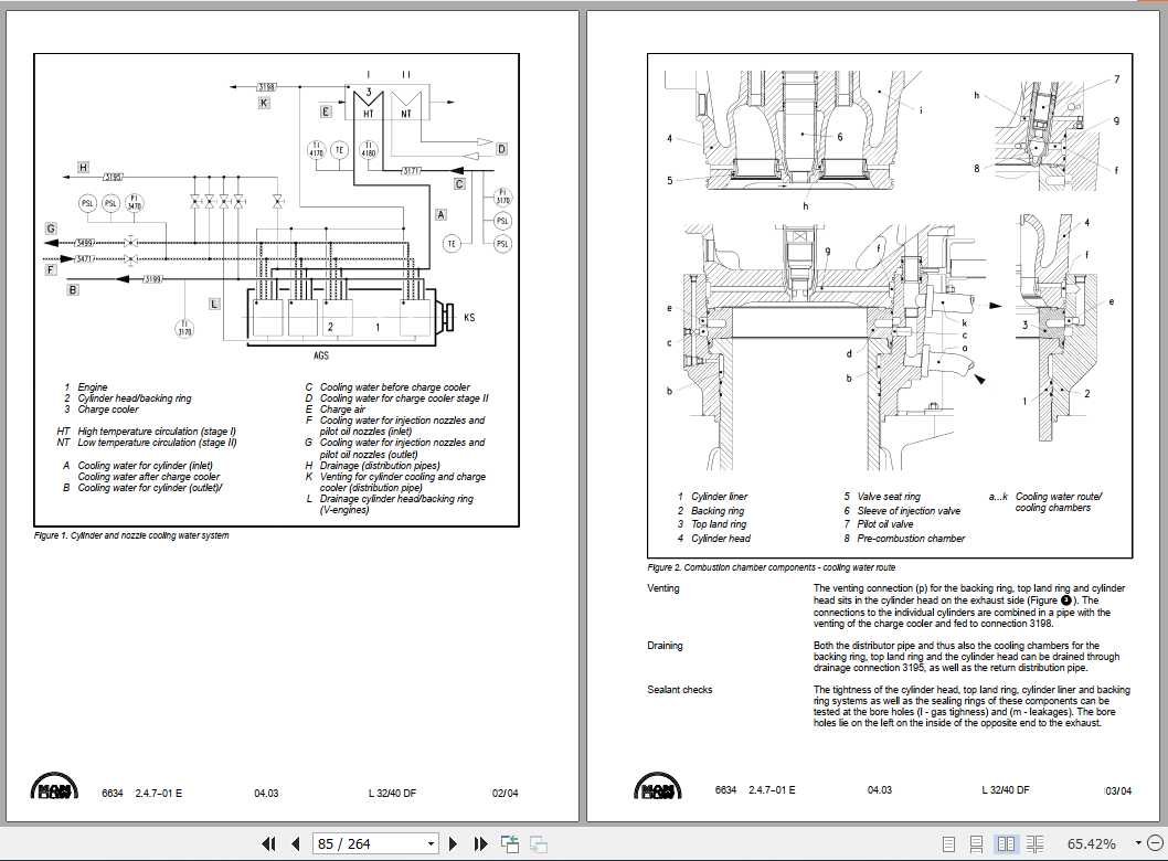 MAN B&W Diesel Engine L32 L40 DF Operating Instruction