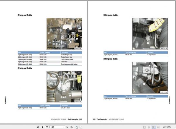 MTU Diesel Engine 12V 2000 M94 Operating Instructions