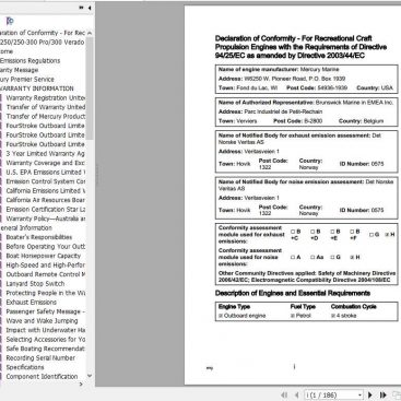 Mercury Mercruiser Marine Engine 36 ECM Diagnostics Service Manual