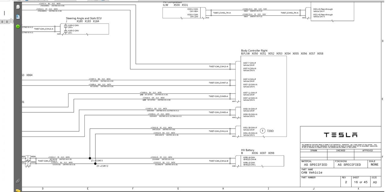 Tesla Model 3, Model S, Model X 2020 13.6 GB Workshop Manual, Wiring ...