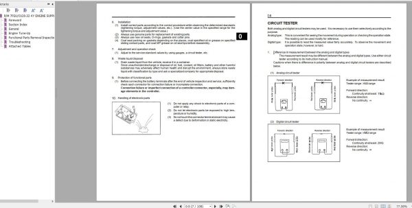 Toyota Forklift 4Y ECS Repair Manual
