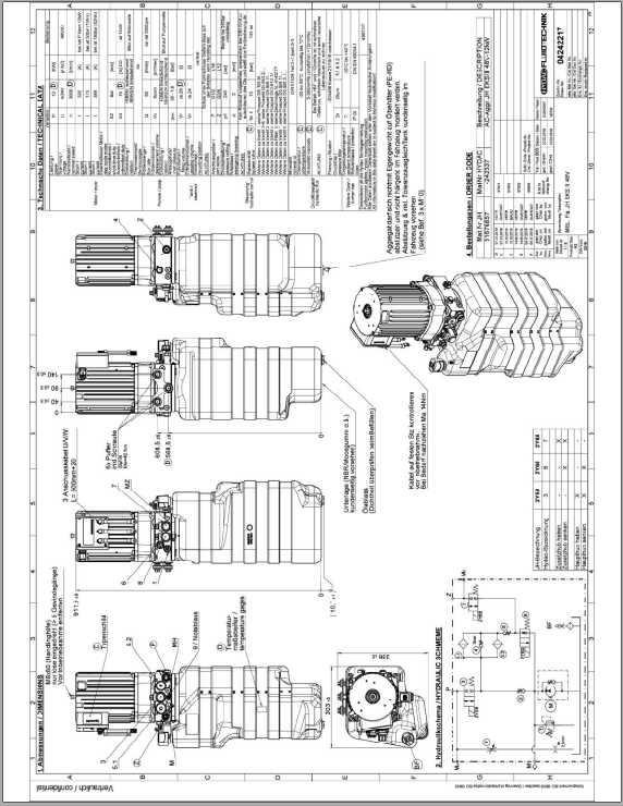 Jungheinrich Forklift EKS 310 412 Electric & Hydraulic Schematic