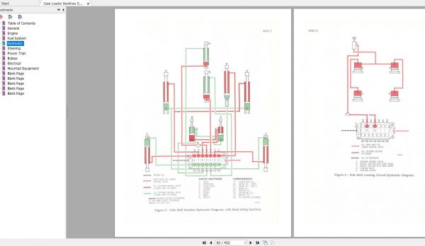 Case Loader Backhoe 580F Service Manual