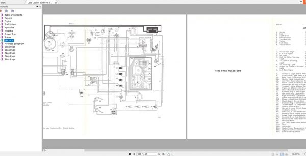 Case Loader Backhoe 580F Service Manual