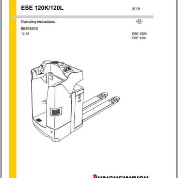 Jungheinrich Forklift ESE 220 320 Operating Instructions