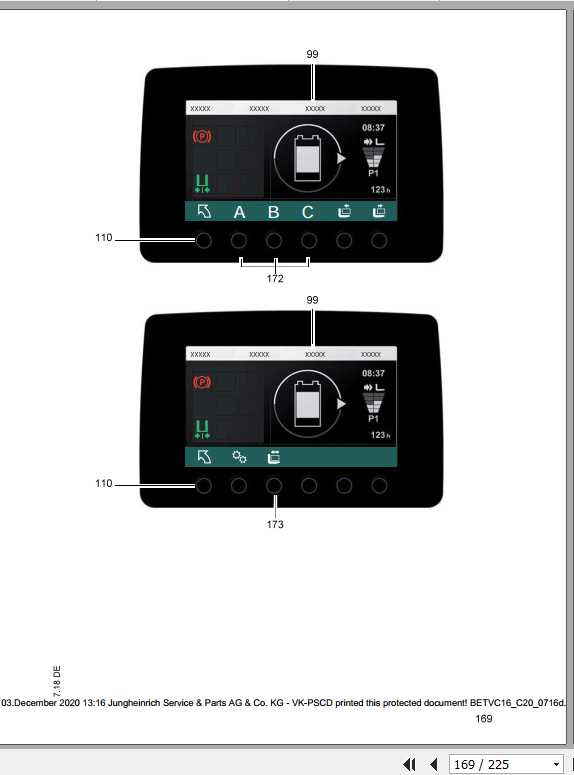Jungheinrich Forklift ETV C16 C20 Operating Manual_DE