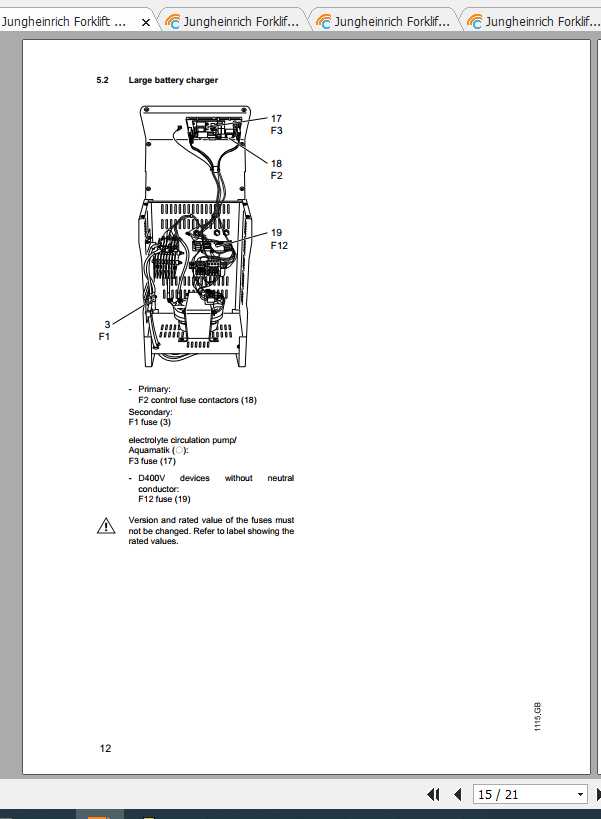 Jungheinrich Forklift SLT 100-200 Operating Instructions