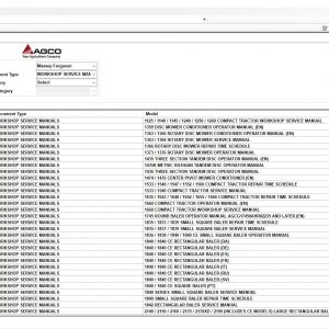 Massey Ferguson Archives - Auto Repair Software-Auto EPC Software-Auto Repair Manual-Workshop ...