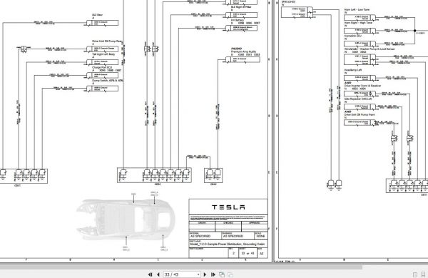 Tesla Model Y LHD SOP Wiring Diagram_2020