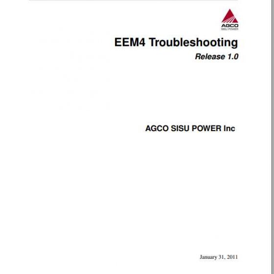 AGCO Sisu Power Diesel Engines V837079421 Instruction Manual