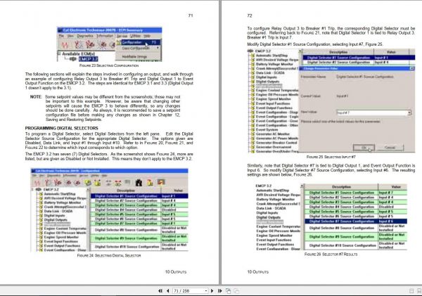 CAT EMCP 3.1,3.2,3.3 Generator Set Control