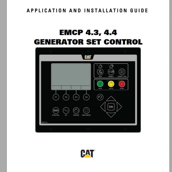 CAT EMCP 3.1,3.2,3.3 Generator Set Control