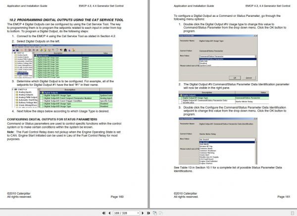 CAT EMCP 4.3,4.4 Generator Set Control