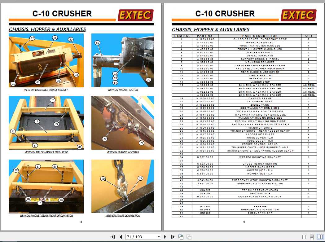 Extec Crusher C10 Operation And Maintenance Manual