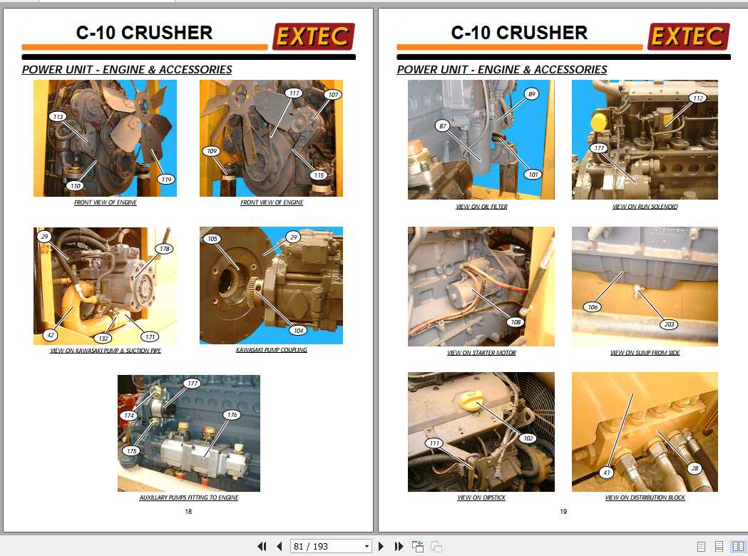 Extec Crusher C10 Operation And Maintenance Manual