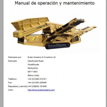 Extec Crusher C12+ Operation & Maintenance Manual