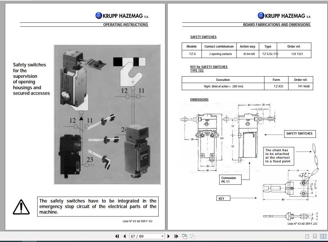 Extec Crusher Impac Operation & Part List Manual