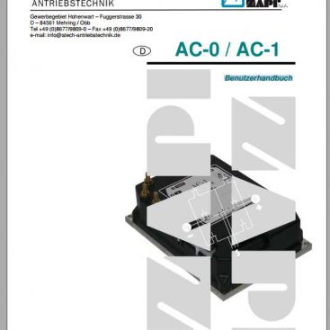 Hubtex Forklift Zapi Controller Operating Instructions_DE