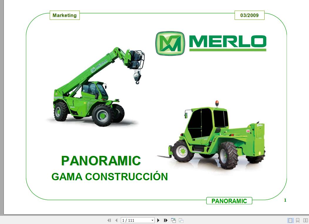 Merlo Group Gama Construction TR-0913-05