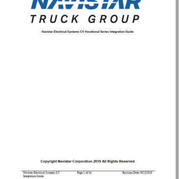 Navistar (HX) ESIGHX Electrical Systems Integration Guide_2018