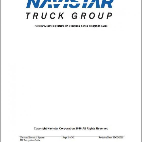 Navistar HV MV LT RH Electrical Systems Integration Guide_2020
