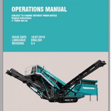 Powerscreen Chieftain 1400 User Manual_ES