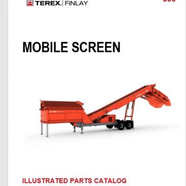 Terex Finlay Mobile Screen 684 Operations Manual