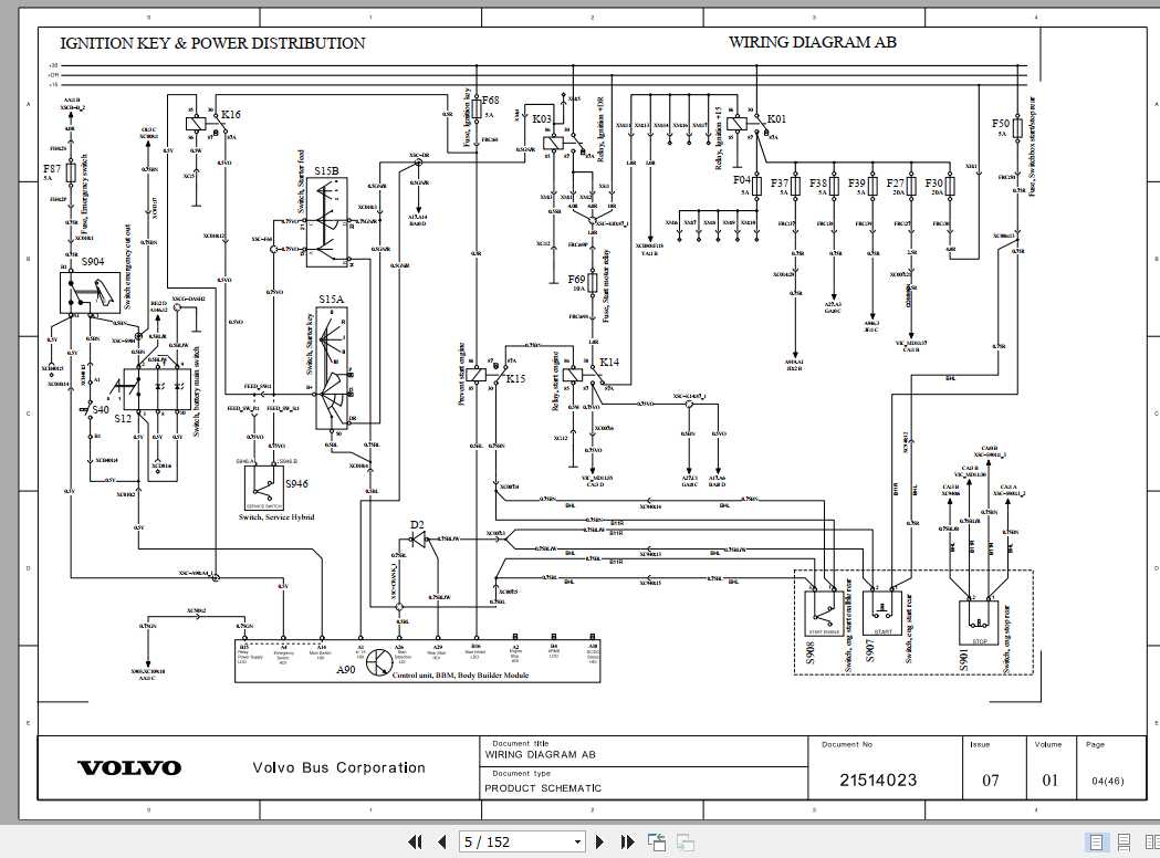 Volvo Bus Wiring Diagrams