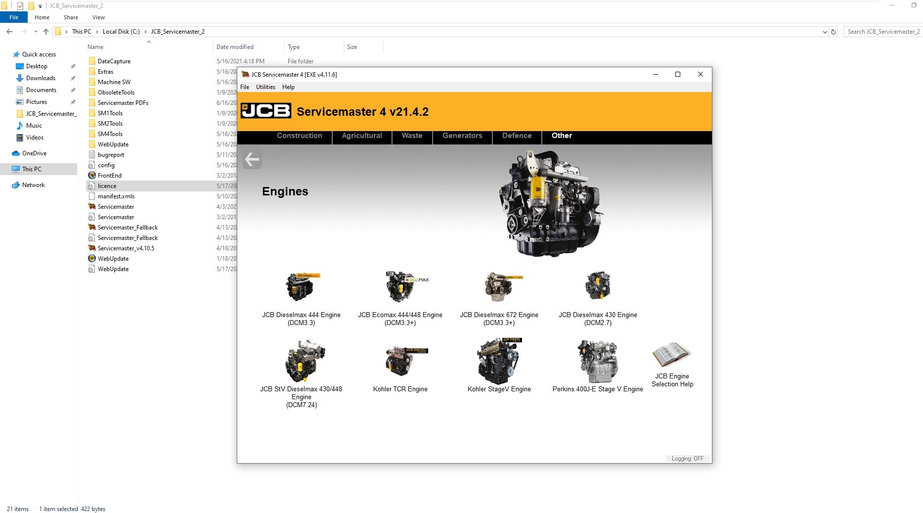 JCB ServiceMaster 4 v21.4.2 [05.2021] Diagnostic Software DVD How To ...