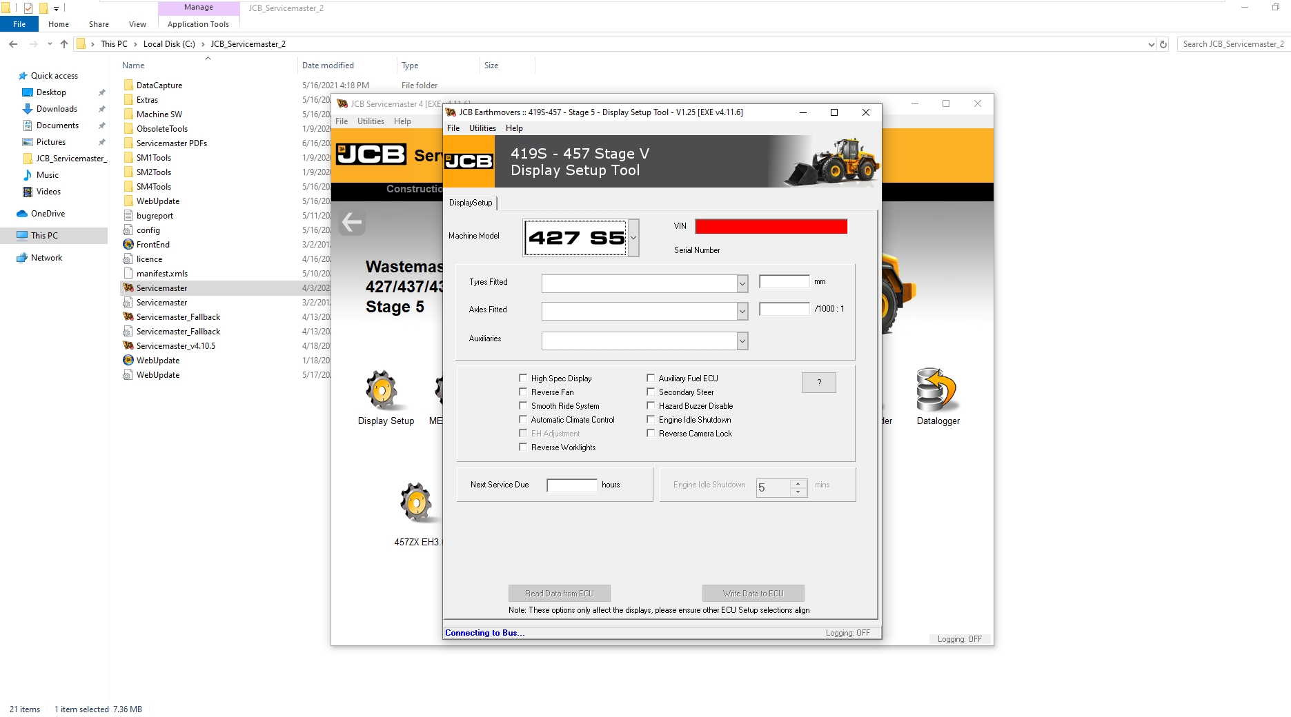 JCB ServiceMaster 4 v21.4.2 [05.2021] Diagnostic Software DVD How To ...