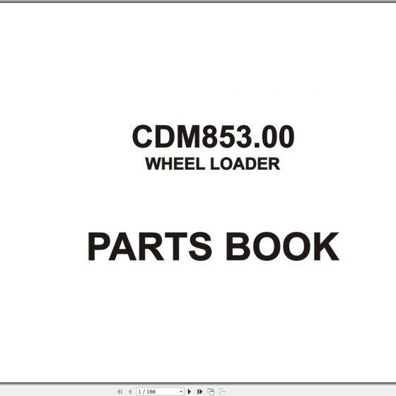 LONKING Wheel Loader CDM860.001 Parts Catalog