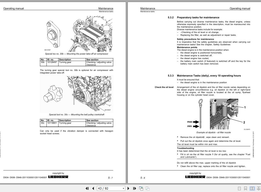 Liebherr Diesel Engine D934 D936 D946 Operating Manual_31-03-2021
