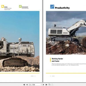 Liebherr Mining Crawler Excavators R996B 1281 26049 Operating Manual EN ...