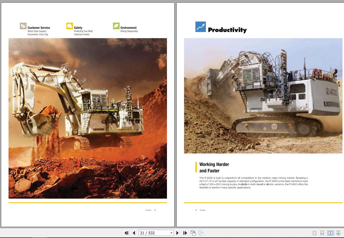 Liebherr Mining Crawler Excavators R9400 1629 31279 Operating Manual_03 ...