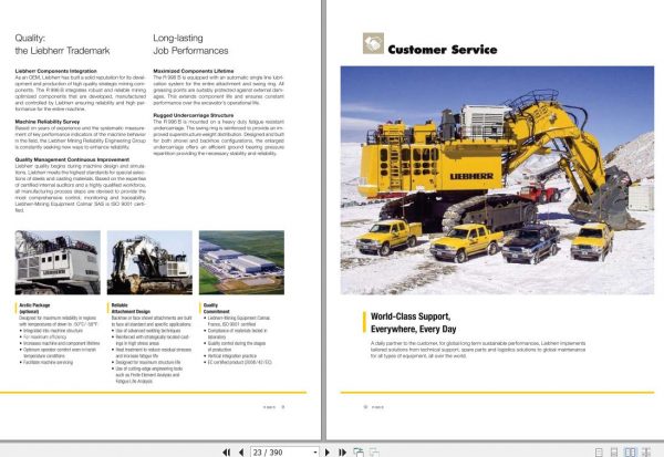 Liebherr Mining Crawler Excavators R996B 1281 26049 Operating Manual EN ...