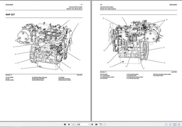 Perkins Engine 403F-15T 404F-22(T) Operation & Maintenance Manual