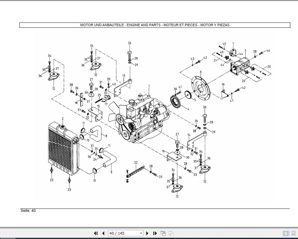 Weidemann Wheel Loader Hoftrac 1015 DP Spare Part List
