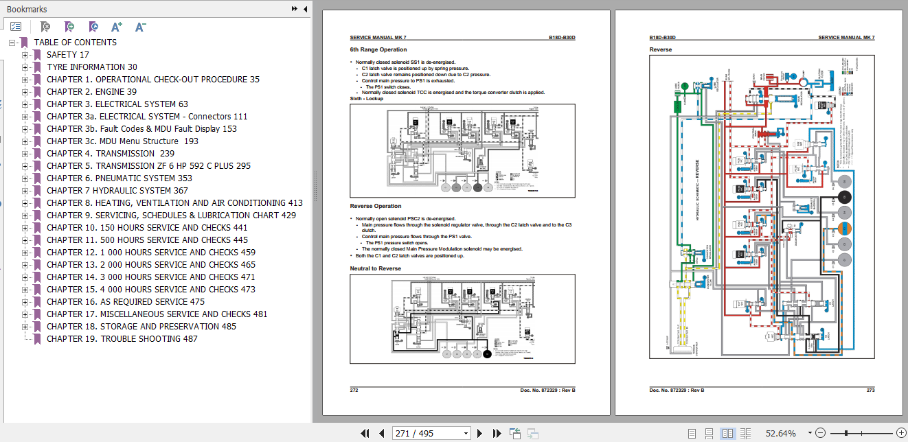 BELL B25D B30D MK 7 ADT Service Manual 872329 rev B