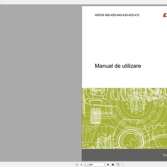 Claas ARION 430-410 Error Code FR