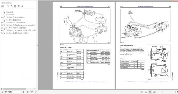 Fiat Hitachi Crawler Dozer D80 Service Manual