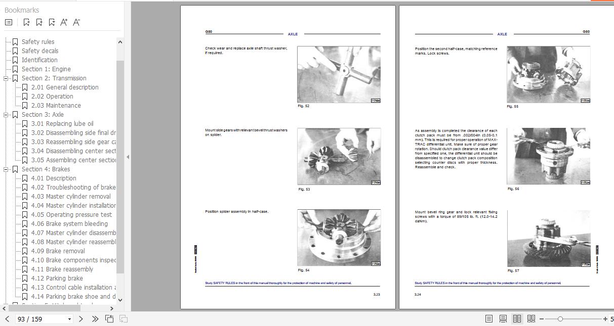 Fiat Hitachi Motor Grader G80 Service Manual