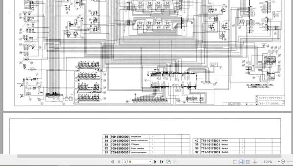Kato Crane KR25H SR250SP Circuit Diagrams