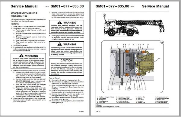 Linkbelt Rough Terrain Crane RTC-8065 II Service Manual
