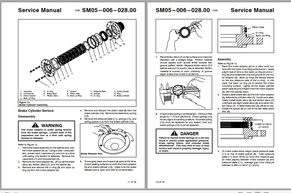 Linkbelt Telescopic Crawler Crane TCC-750CE Service Manual
