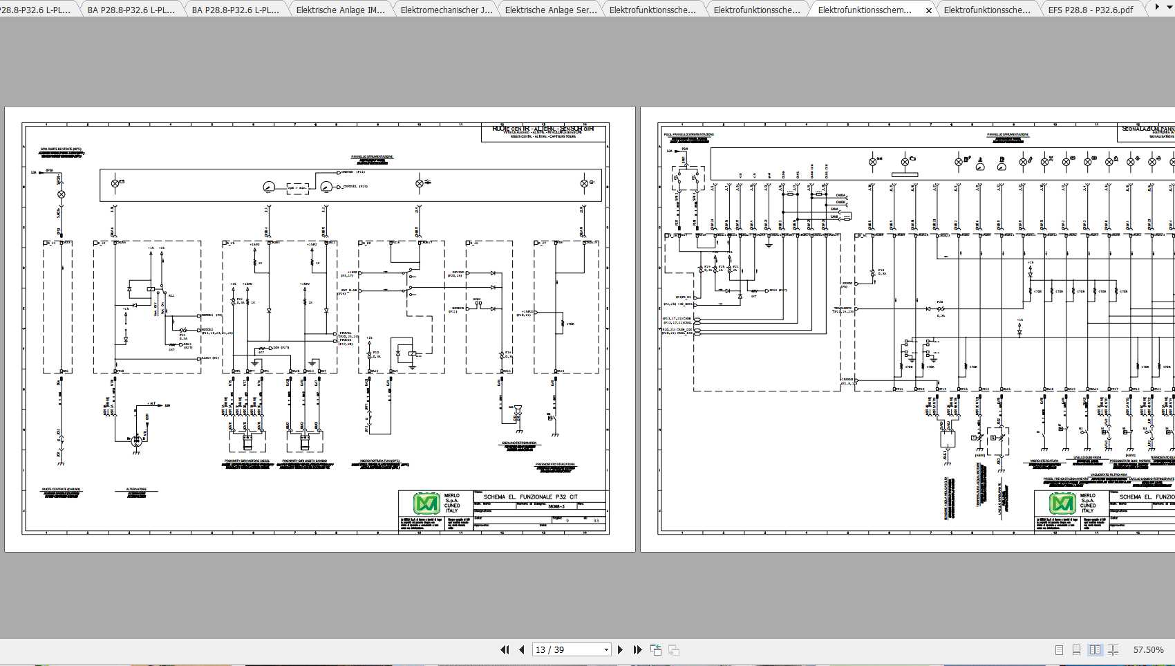 Merlo Panoramic 28.8 - 32.6 - MF27.8 - MF29.7 Service Manual, Mechanic ...