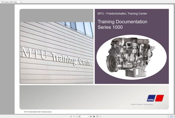 MTU Series 1000 Training Documentation - Training Center