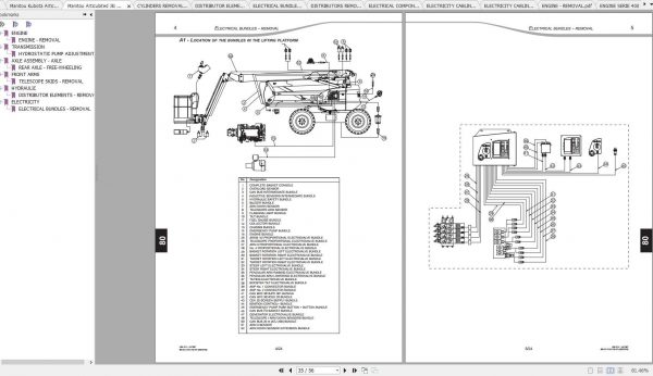 Manitou Articulated Jib Platform 200 ATJ Repair & Operator Manual
